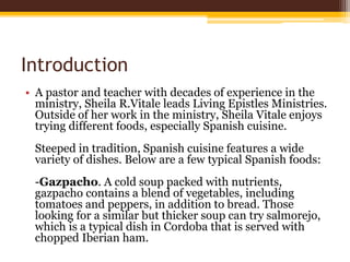 Common Spanish Dishes | PPT
