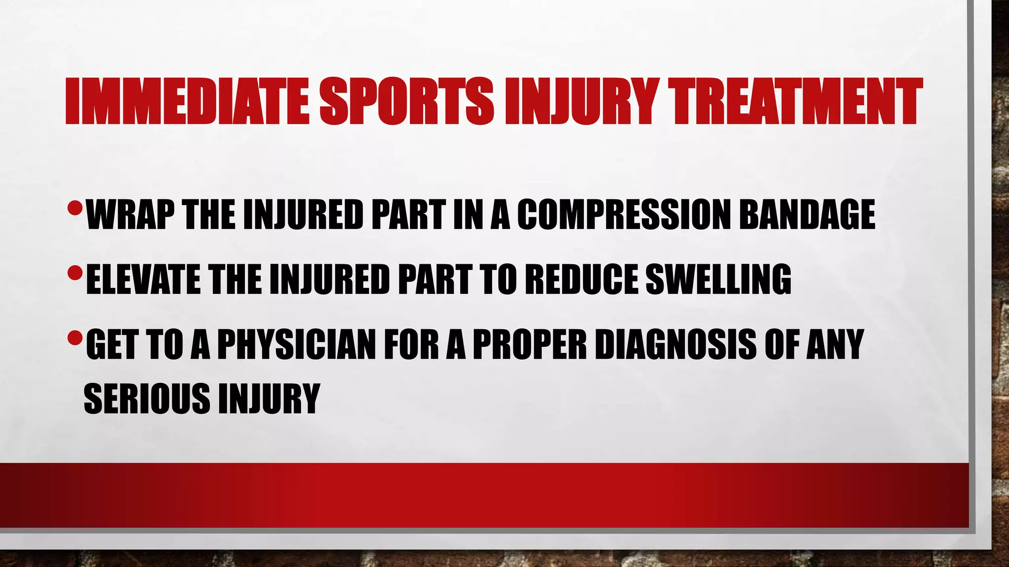 Common Sports Injuries | PPTX