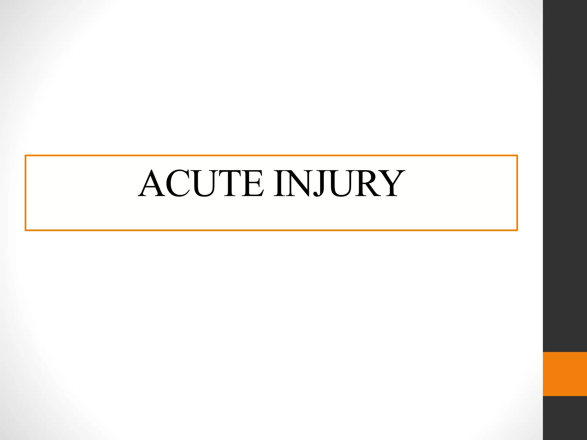 Common sports injuries | PPTX