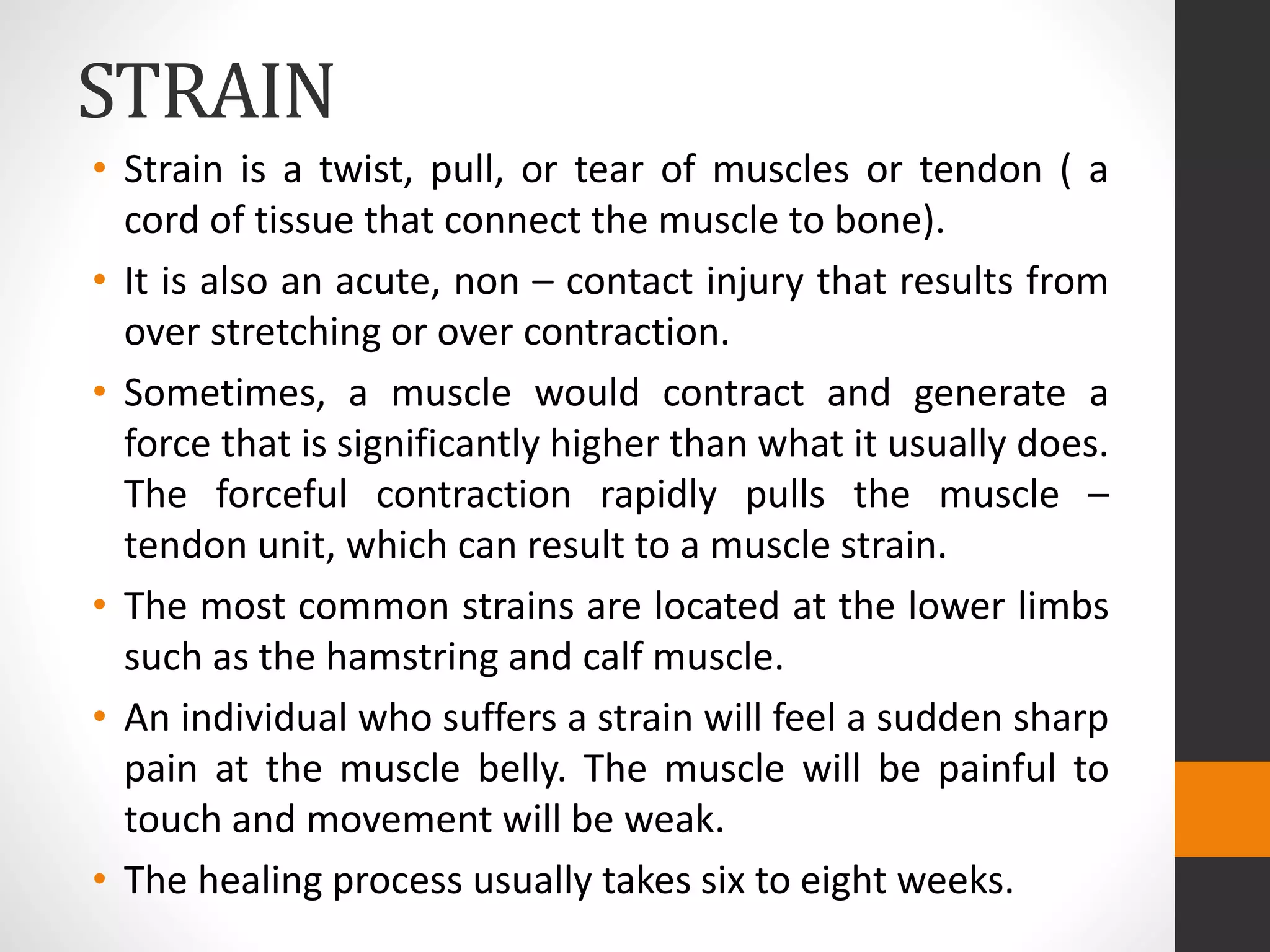 Common sports injuries | PPTX