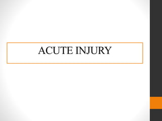 Common sports injuries | PPTX