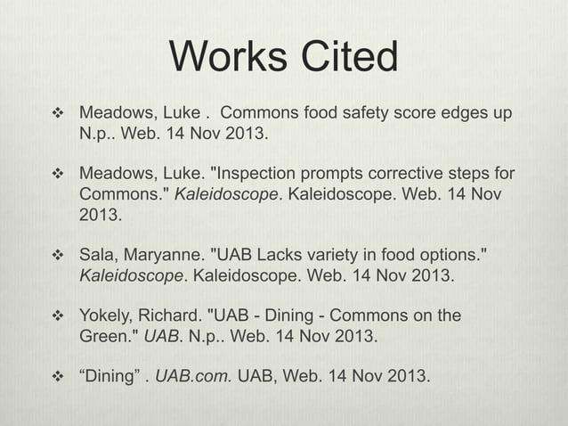 The Commons of UAB | PPT