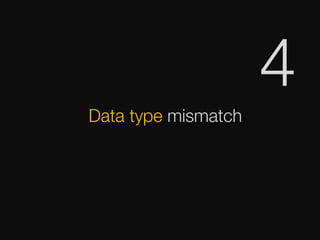 Common SQL Programming Mistakes | PDF | Databases | Computer Software and Applications