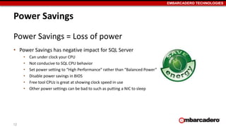 Common SQL Server Mistakes and How to Avoid Them with Tim Radney | PPT