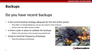 Common SQL Server Mistakes and How to Avoid Them with Tim Radney | PPT