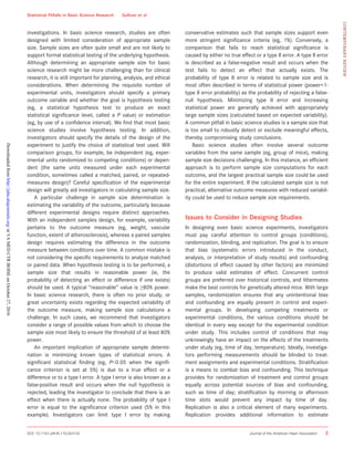 Common statistical pitfalls in basic science research | PDF