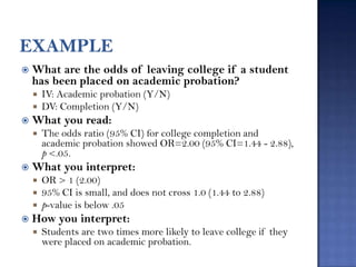 Commonly Used Statistics in Survey Research | PPT