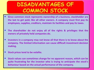 Common Stock UNIKL | PPT