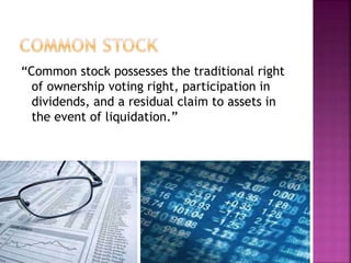 What is the difference between common stock and preferred stock? And ...