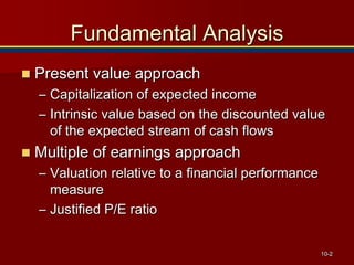 Common stock evaluation | PDF