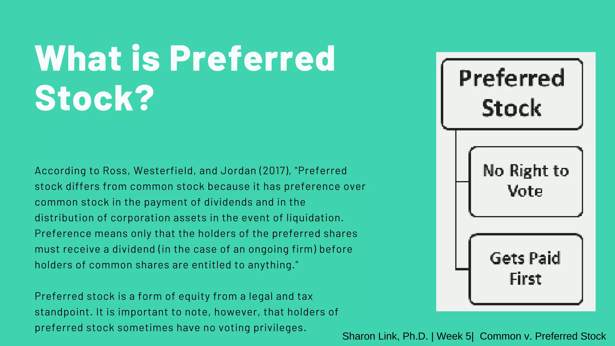 Common Stock v. Preferred Stock | PDF