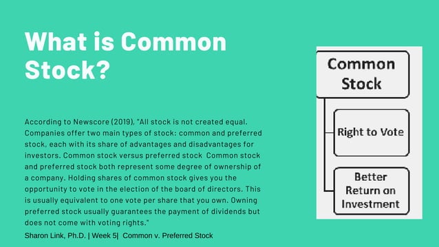 Common Stock v. Preferred Stock | PDF | Stocks and Bonds | Personal ...