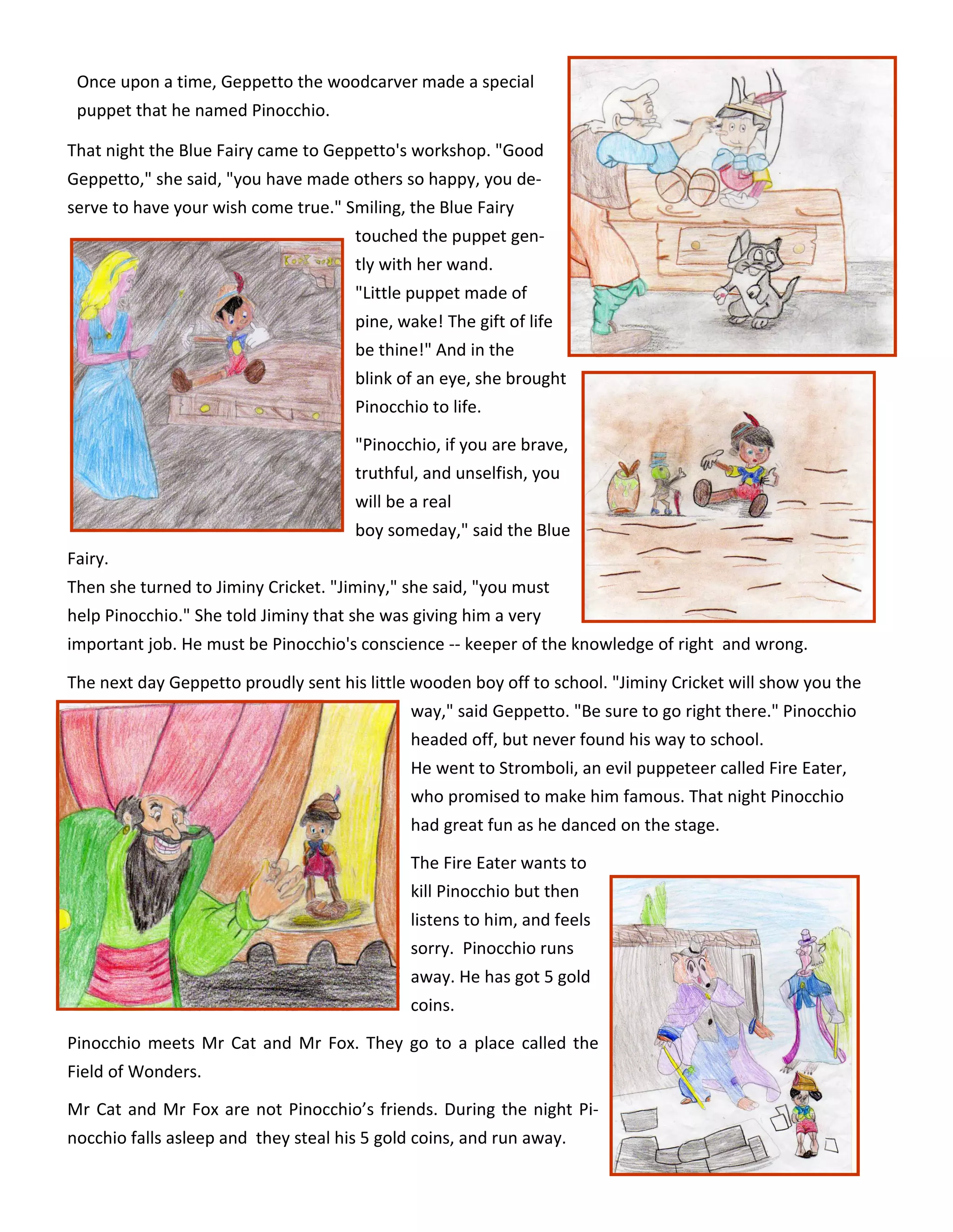 Story book: Pinocchio | PDF