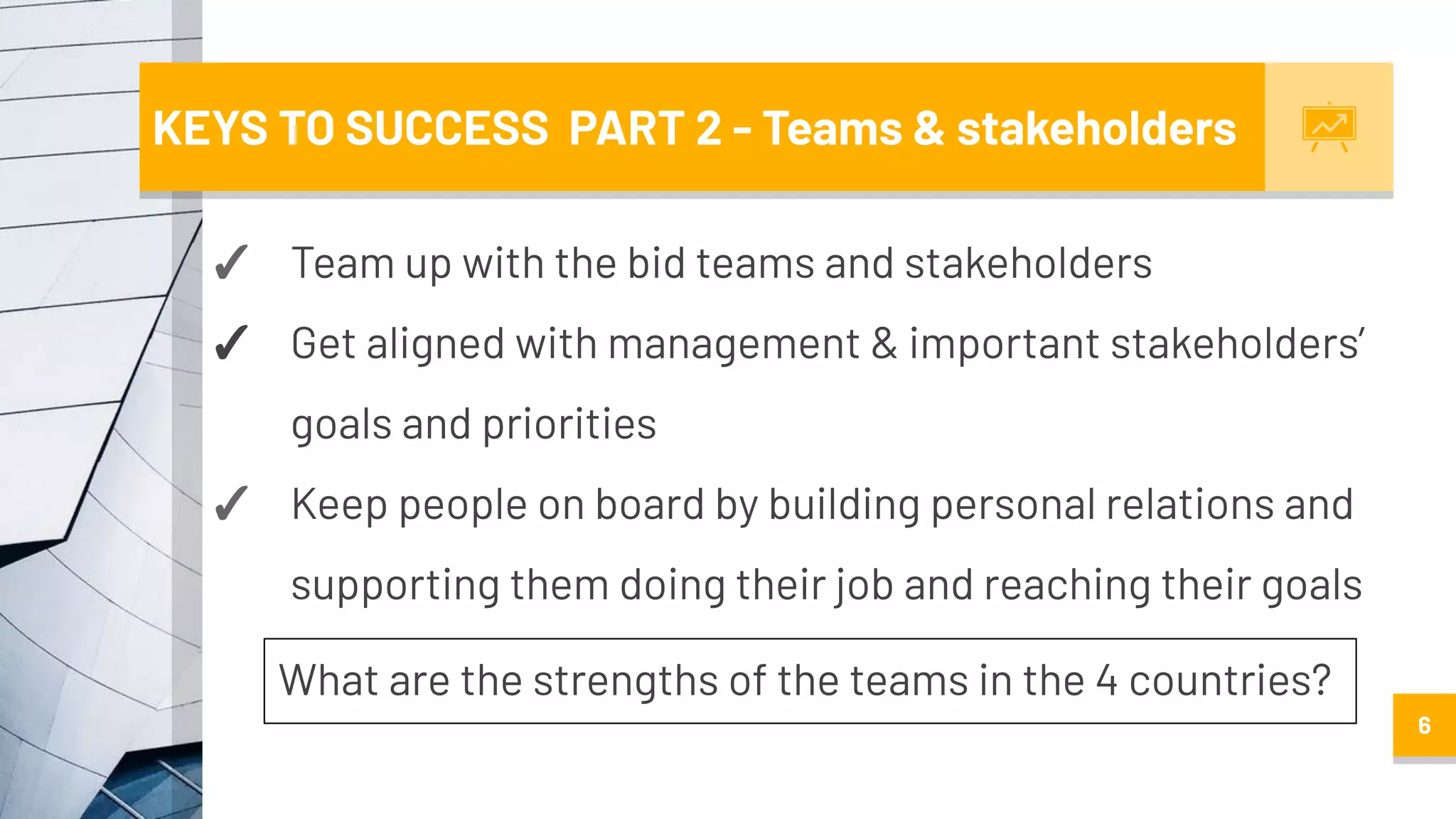 Common strategy, routines and compliance procedures for bid processes ...