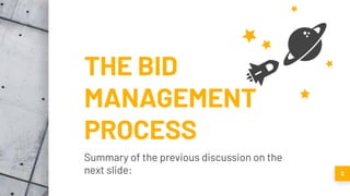 Common strategy, routines and compliance procedures for bid processes ...