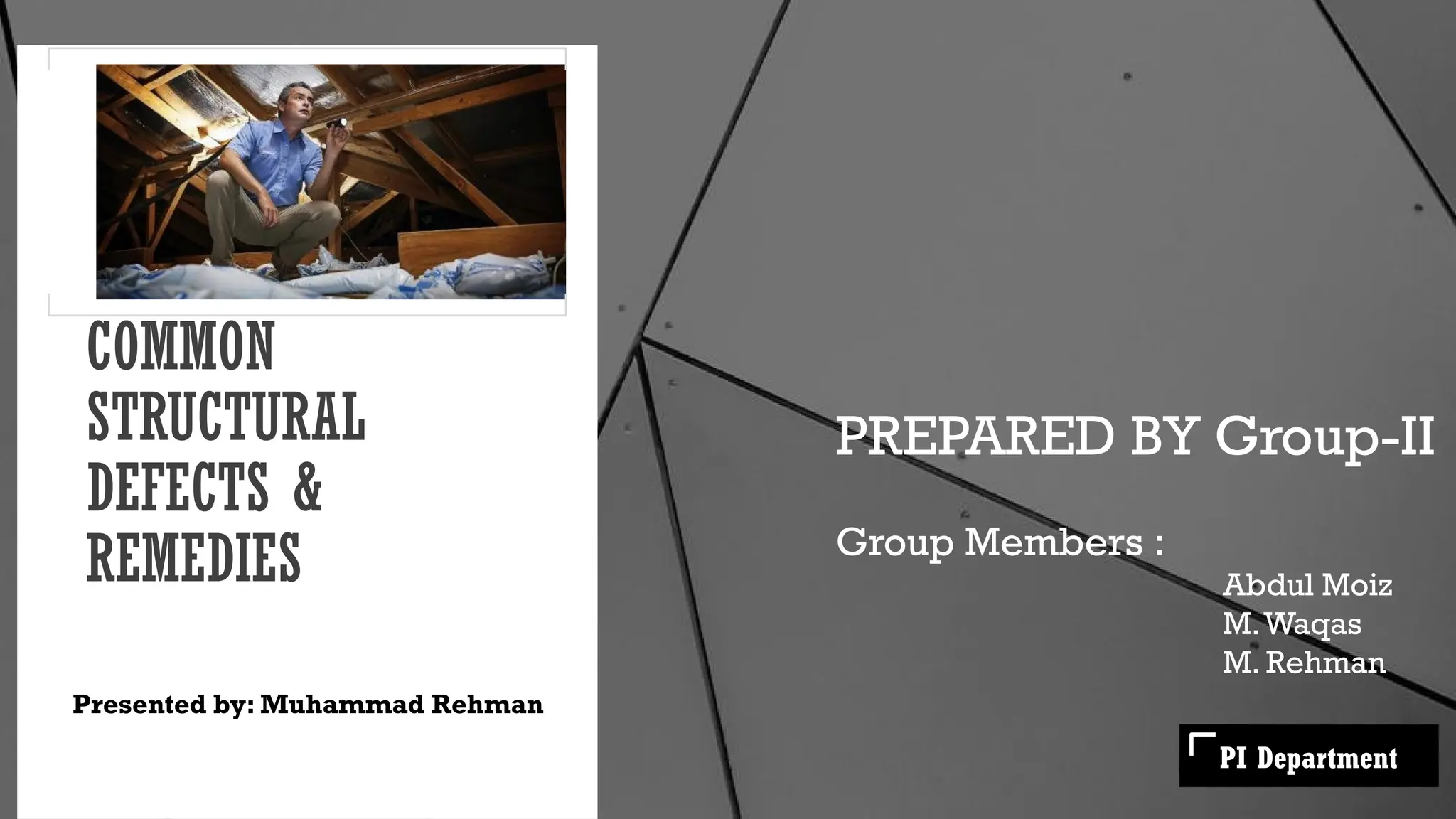 Common Structural Defects in building construction | PPT