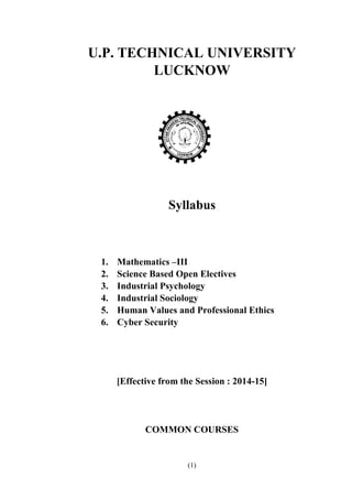 Common subjects ii_revised_02sep14 | PDF