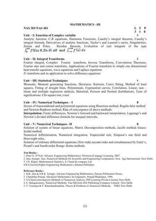 Common subjects ii_revised_02sep14 | PDF