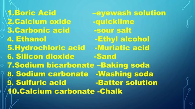Common Substances.pptx | Chemistry | Science