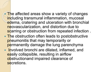 Common suppurative diseases of lung- Bronchiectasis...! | PPTX