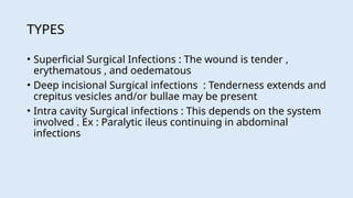 CommonSurgicalInfection.pptx in general surgery | PPT