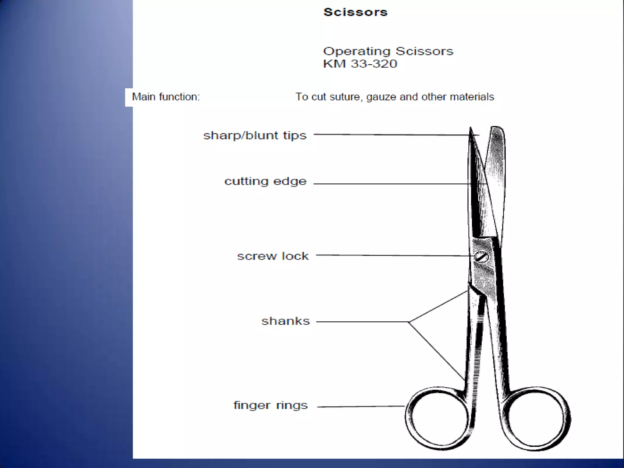 Common surgical instruments | PPTX