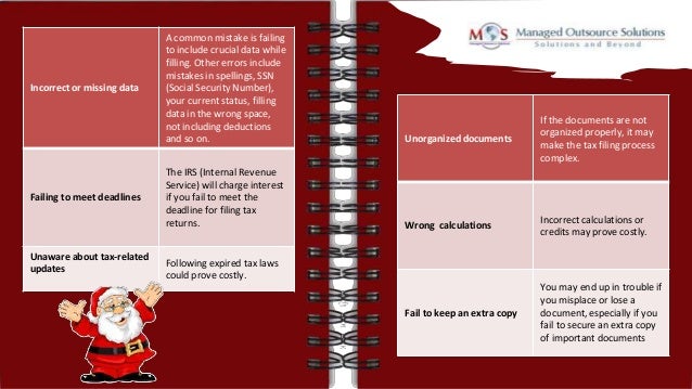 Common Tax Filing Mistakes | PPTX