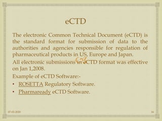Common techanical document(ctd) | PPTX