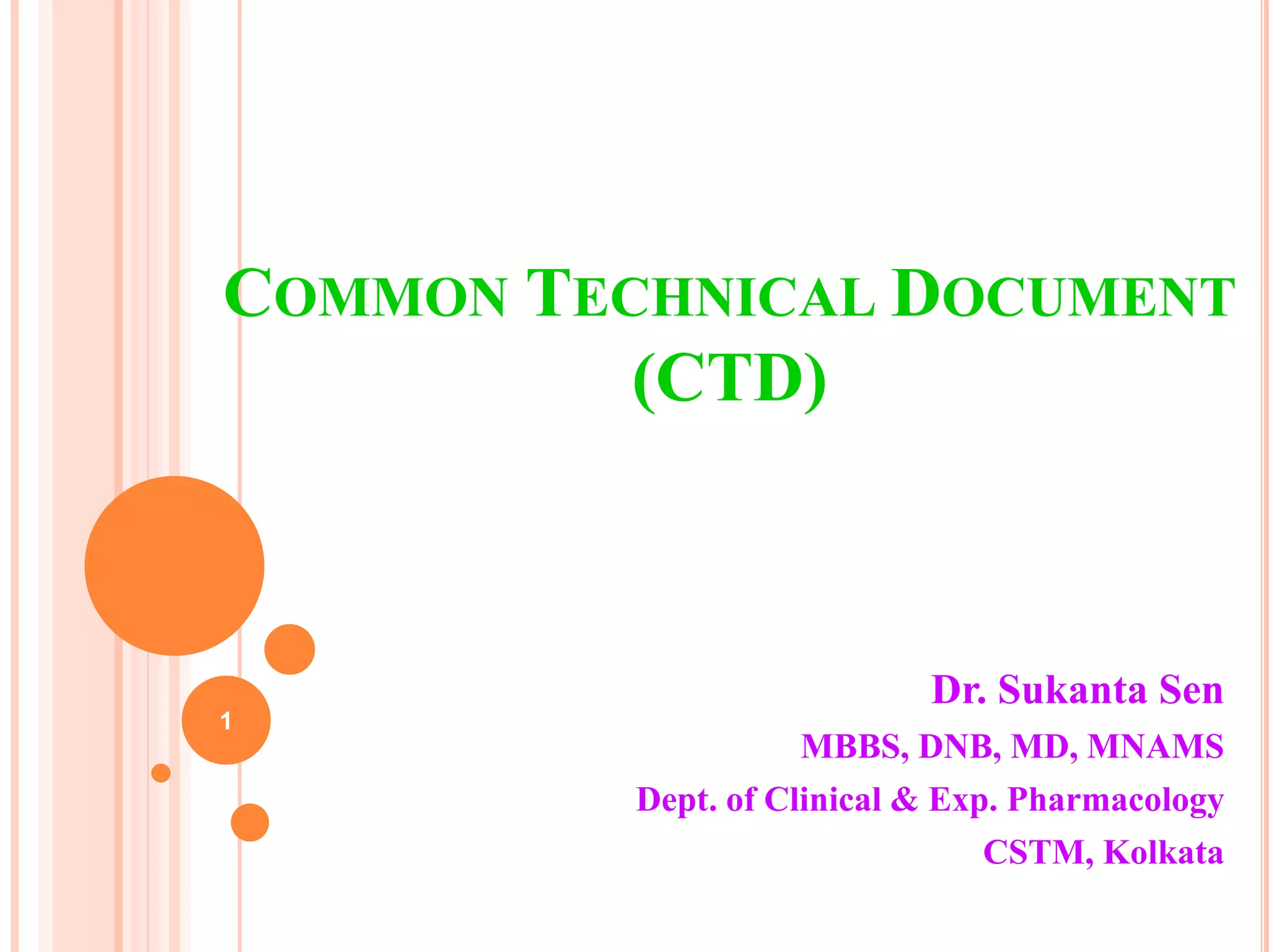 Common Technical Document | PDF