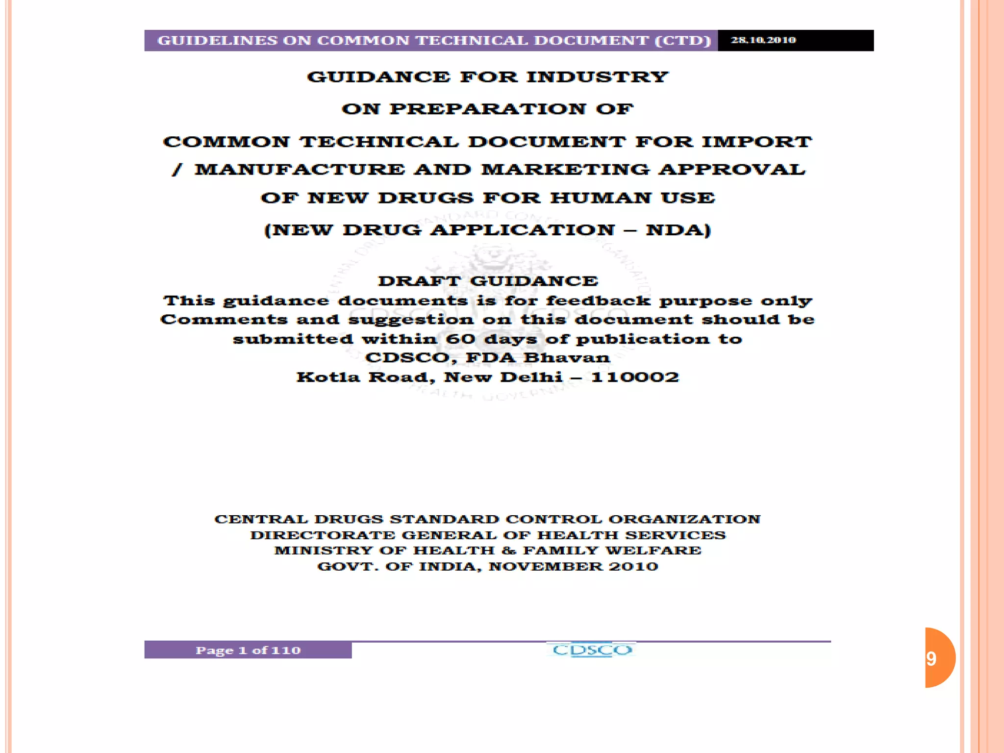 Common Technical Document | PDF