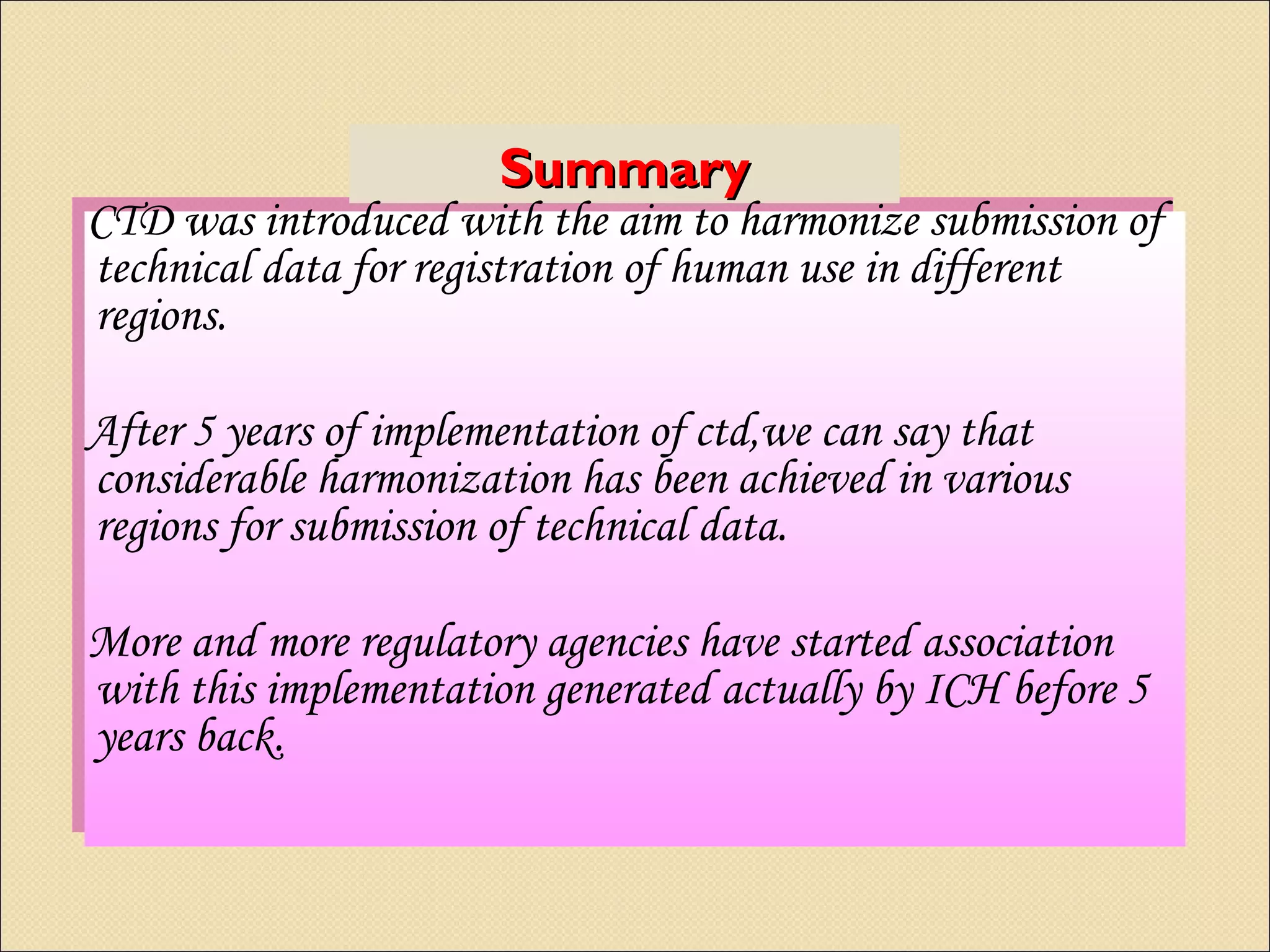 Common technical document | PPT