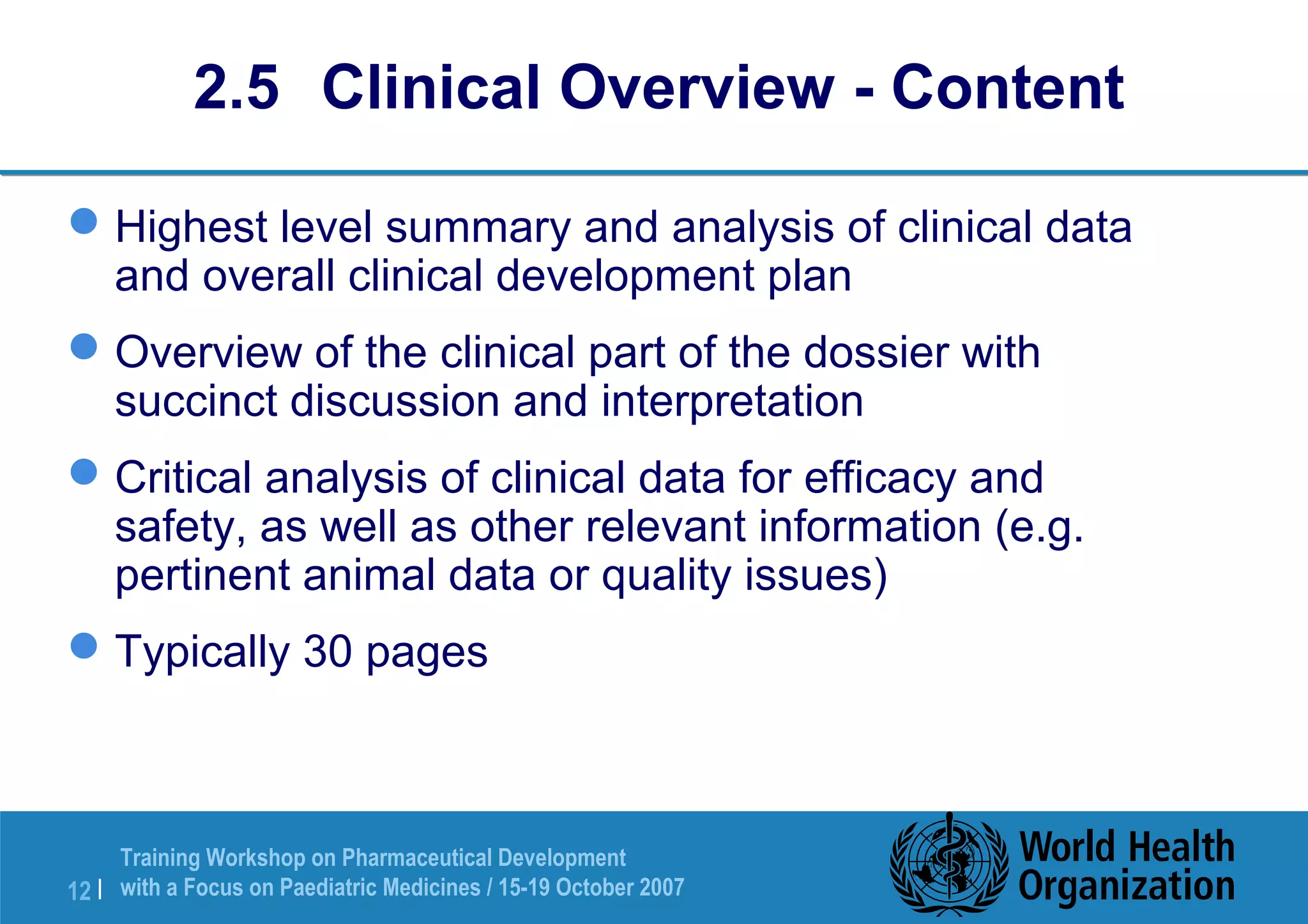 Common technical document (CTD – ICH) | PPT
