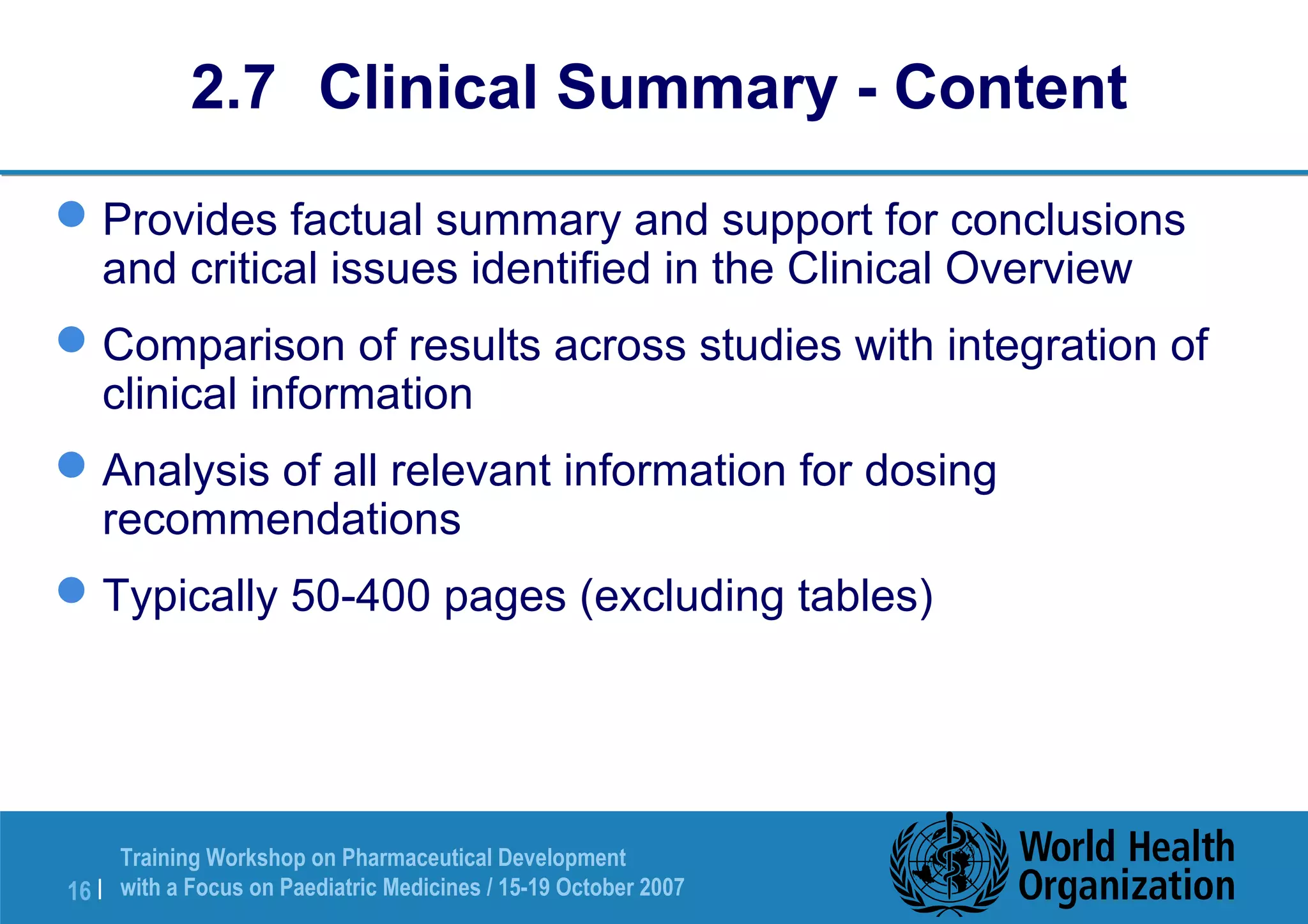 Common technical document (CTD – ICH) | PPT