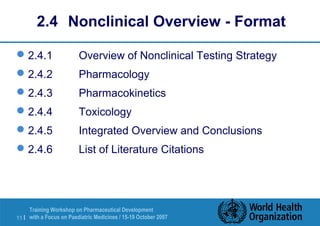Common technical document (CTD – ICH) | PPT
