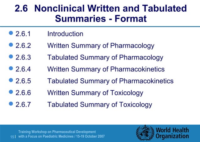Common technical document (CTD – ICH) | PPT | Pharmaceutical Industry ...