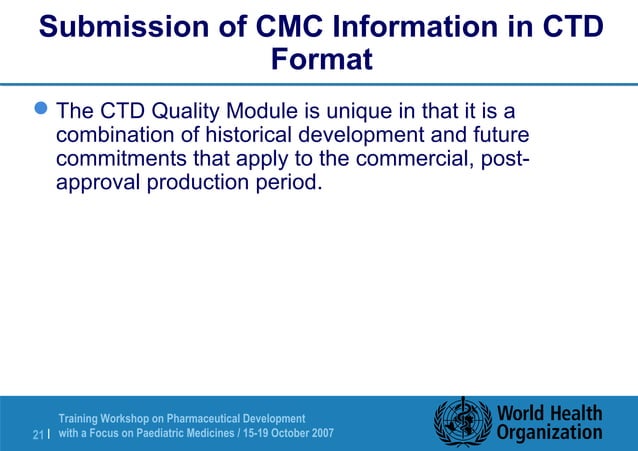 Common technical document (CTD – ICH) | PPT | Pharmaceutical Industry ...