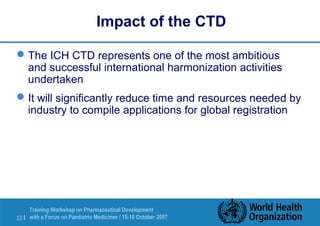 Common technical document (CTD – ICH) | PPT