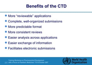 Common technical document (CTD – ICH) | PPT