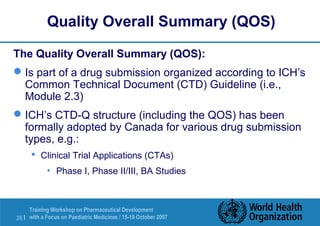Common technical document (CTD – ICH) | PPT