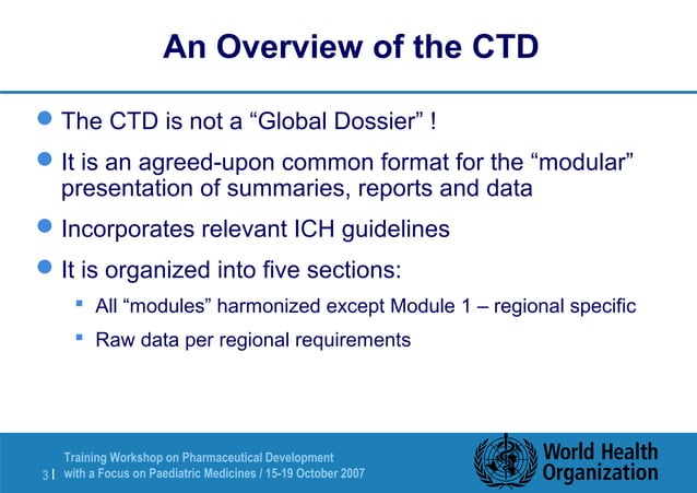 Common technical document (CTD – ICH) | PPT | Pharmaceutical Industry ...