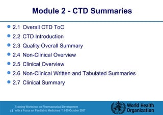Common technical document (CTD – ICH) | PPT