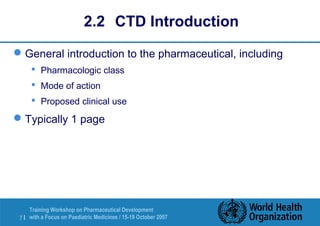 Common technical document (CTD – ICH) | PPT