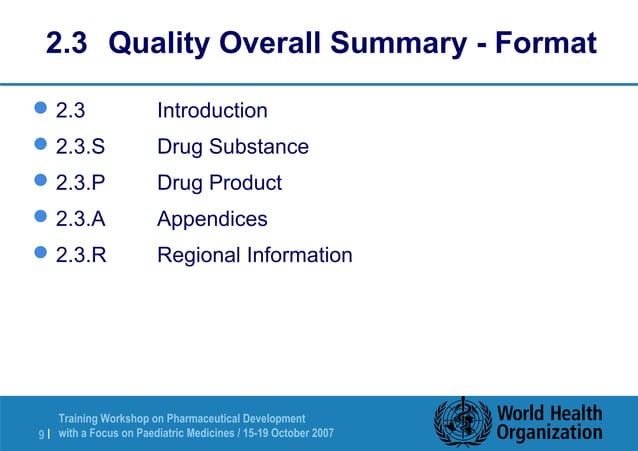 Common technical document (CTD – ICH) | PPT | Pharmaceutical Industry ...