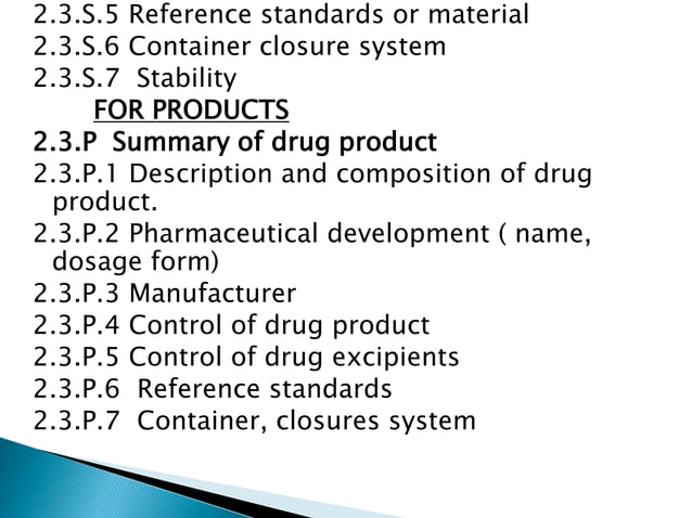 Common technical document format | PPTX | Pharmaceutical Industry ...