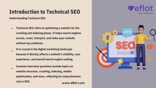 Common Technical SEO Interview Questions | PDF