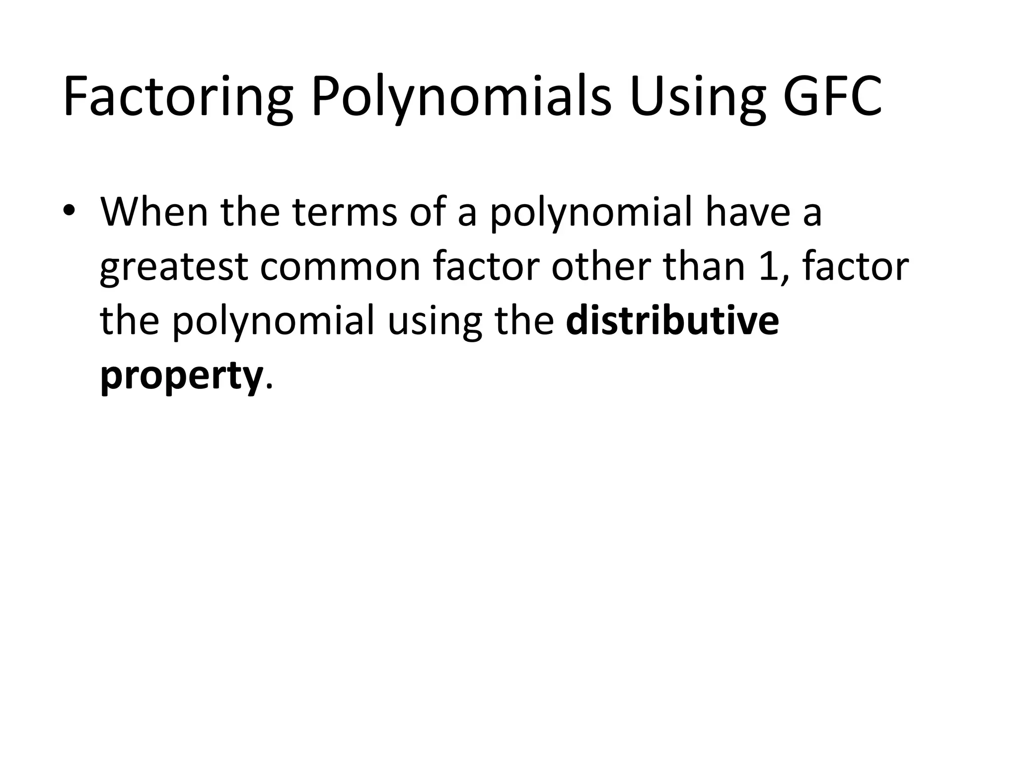 Common term factoring slideshare | PPT
