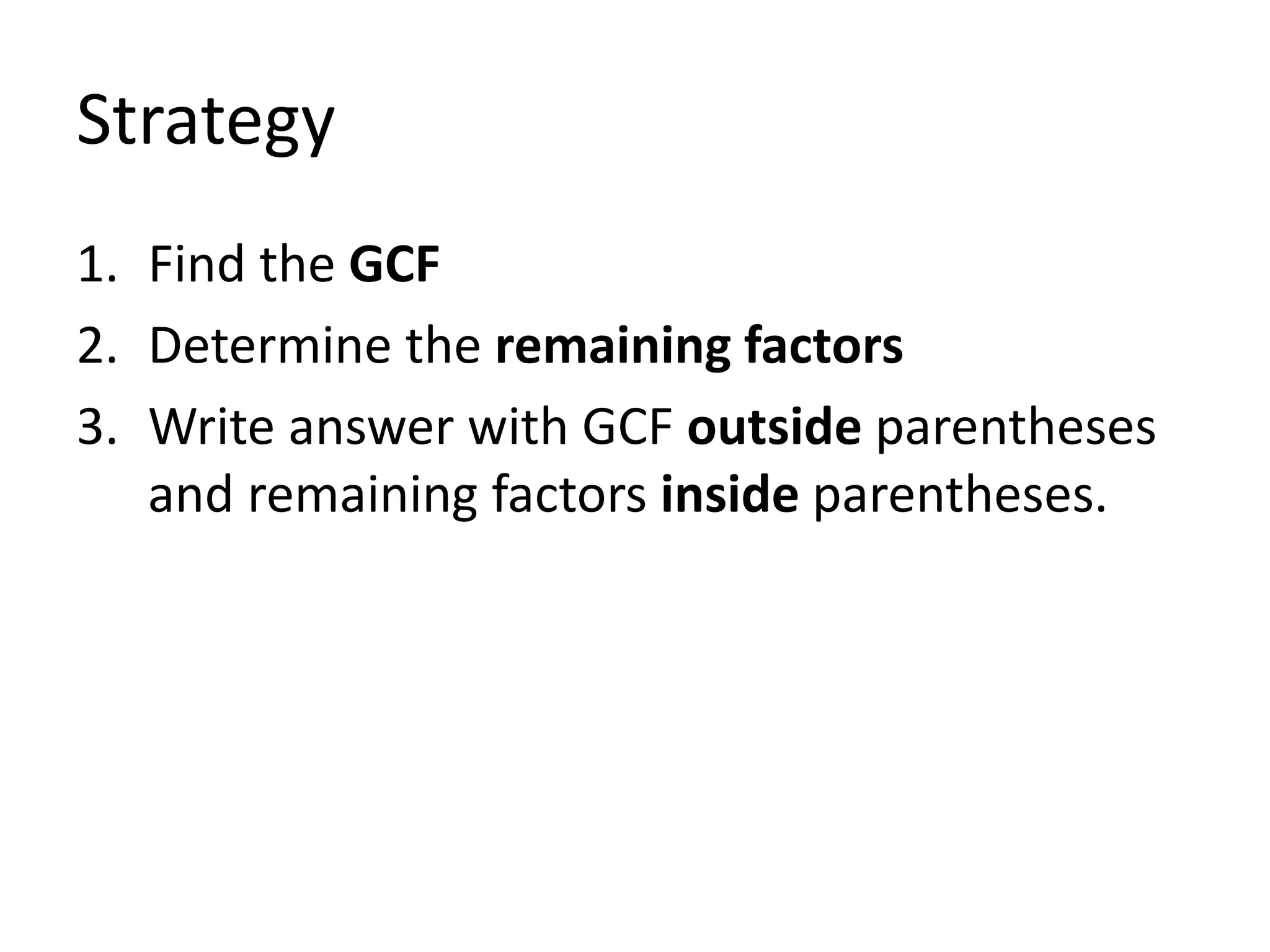 Common term factoring slideshare | PPT