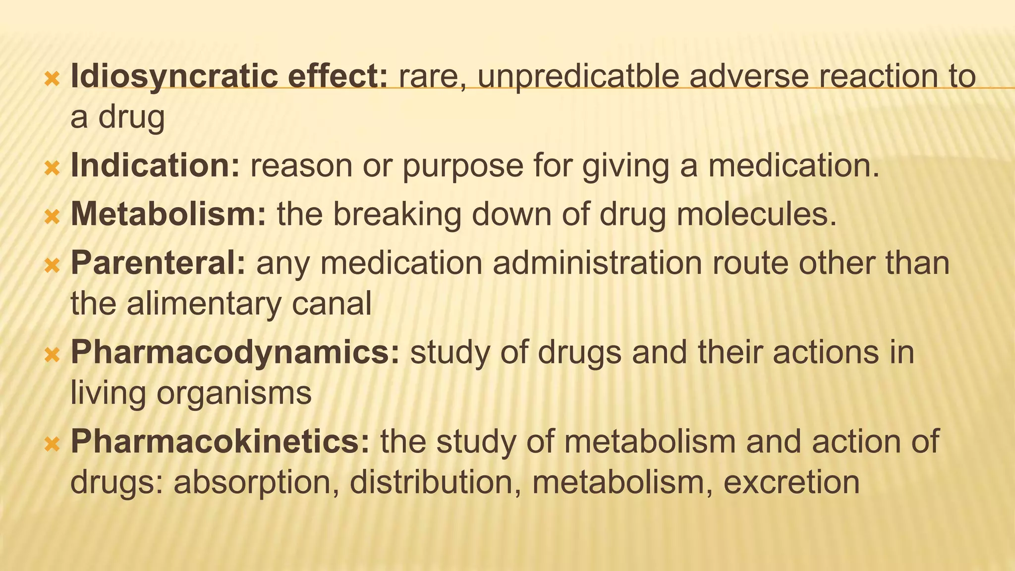 Common term in pharmacology | PPTX
