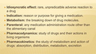 Common term in pharmacology | PPTX