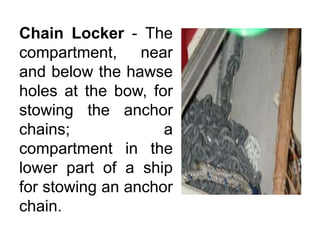 Common terms used on board the ship | PPTX